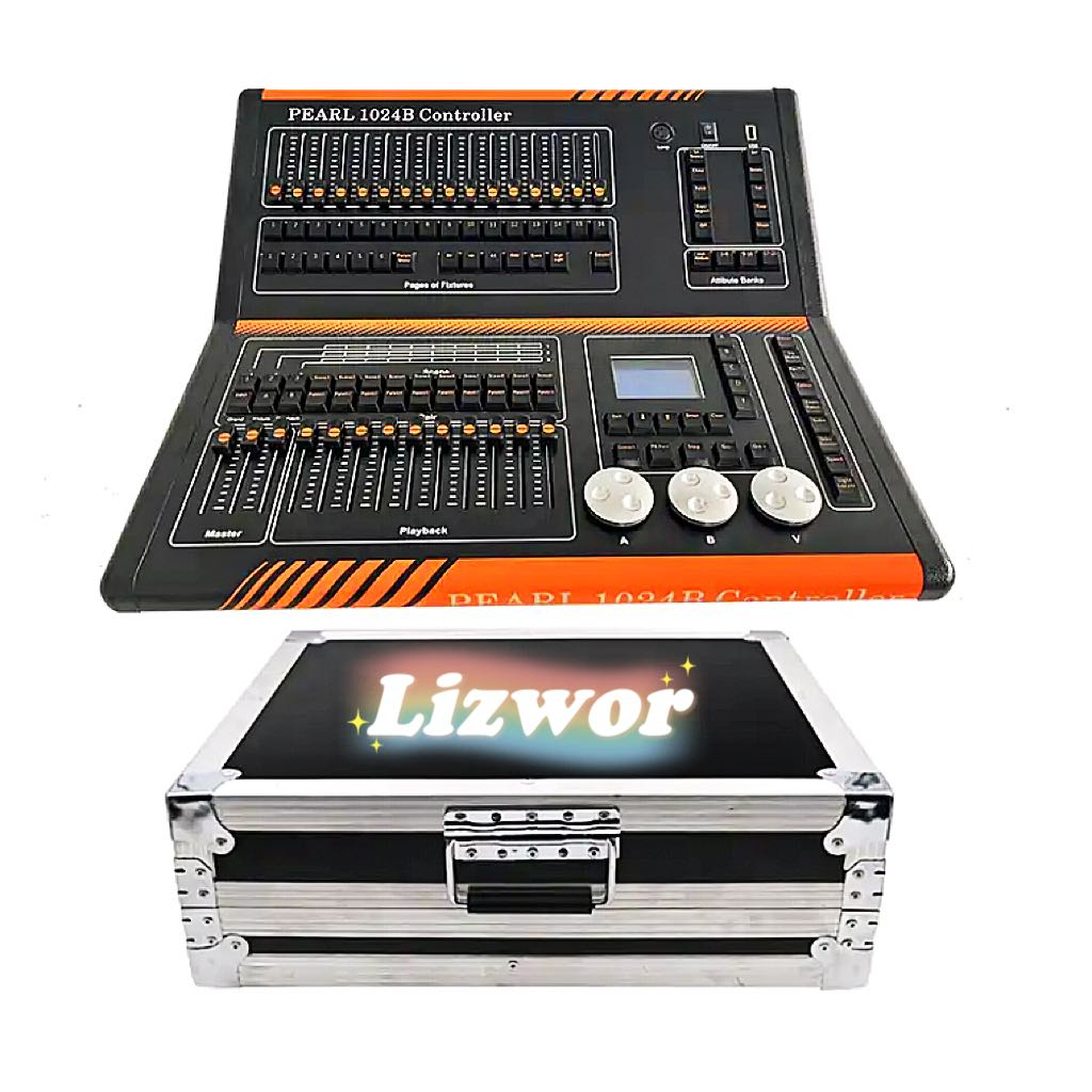 Professional DMX Console Pearl 1024B Controller w/ FlightCase Lighting ...