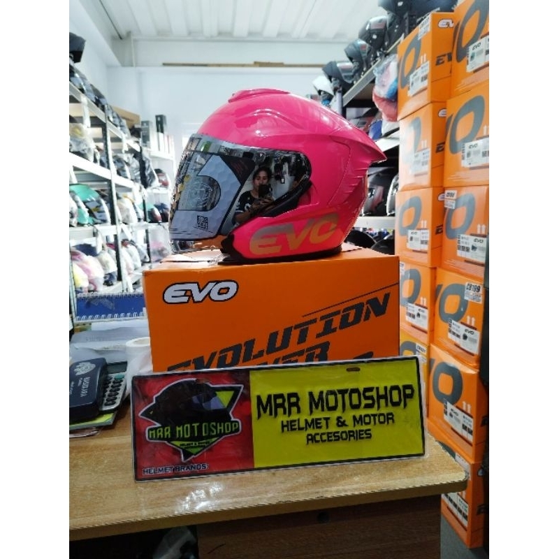 Evo RX5 Fuchsia halface helmet | Shopee Philippines