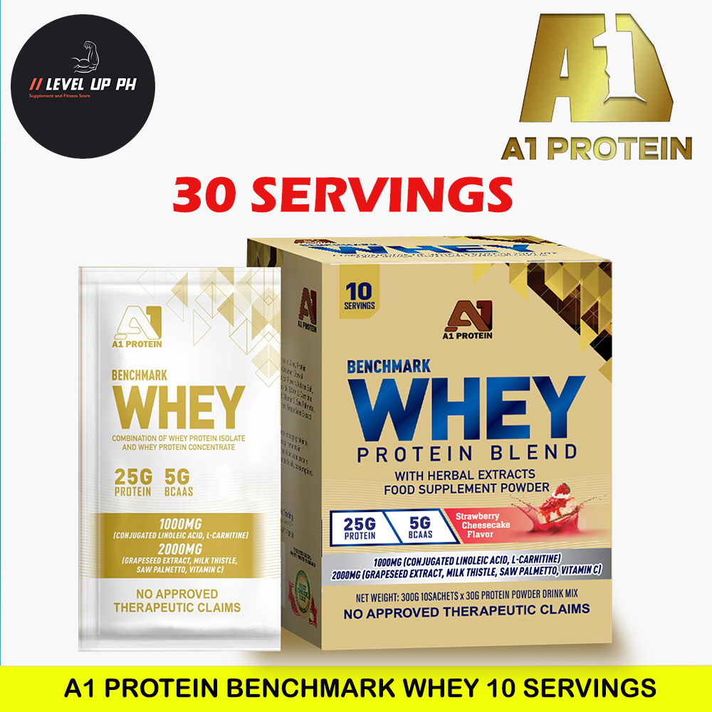 A1 Protein Benchmark Whey Protein Blend NEW PACKAGING 30 Servings (No ...