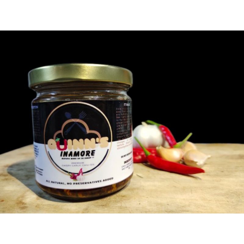 Quinn's Inamore Crispy Garlic Chili Oil 200ml | Shopee Philippines