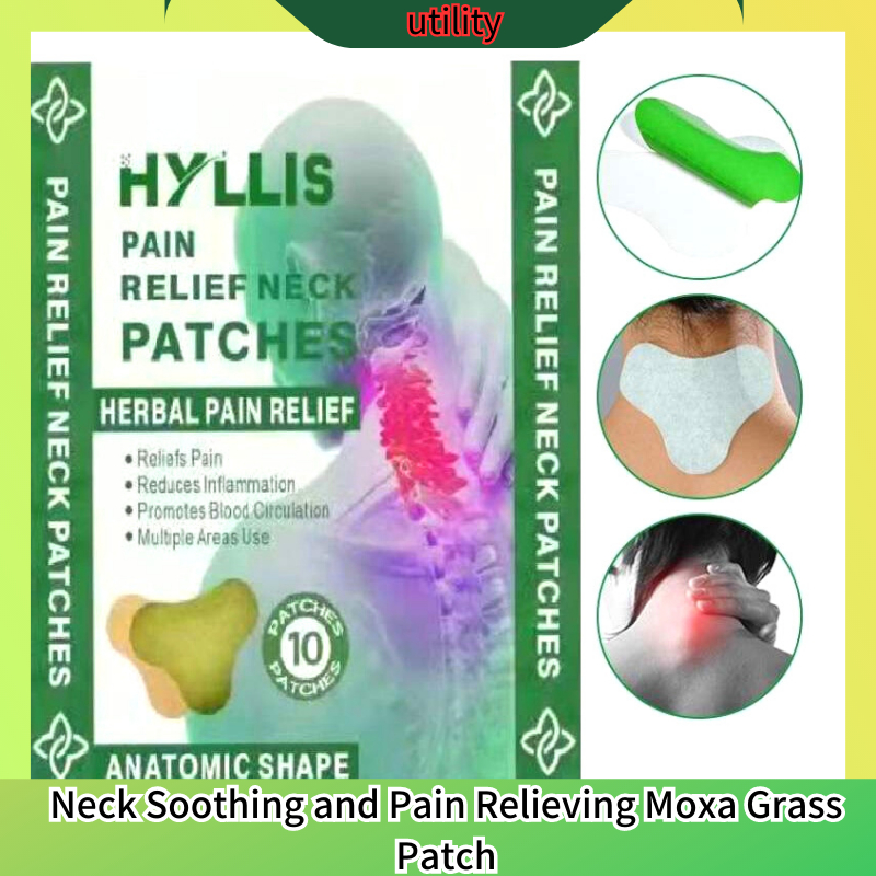 10 pack neck relief plaster and mugwort patch | Shopee Philippines