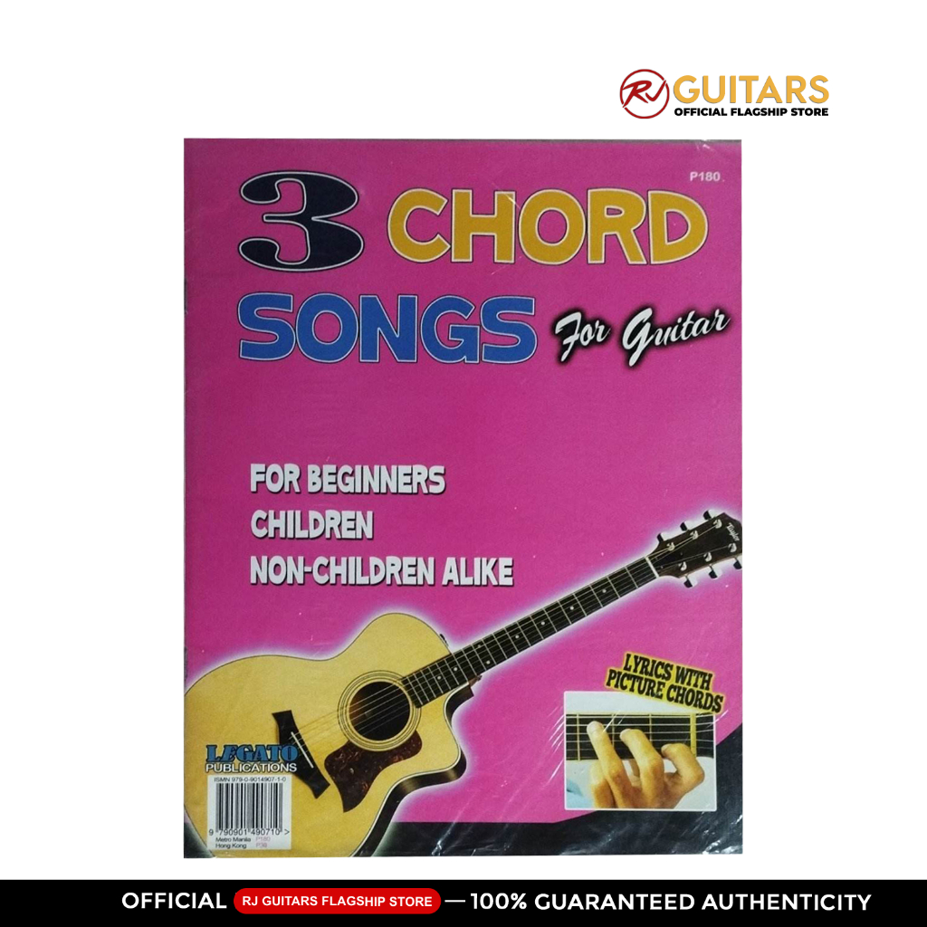 Song for Guitar 3 Chords (Instructional Book) | Shopee Philippines