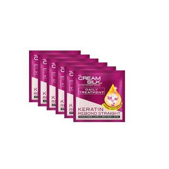 Creamsilk Keratin Treatment Rebond Straight (Pink) 18mL 6's | Shopee ...