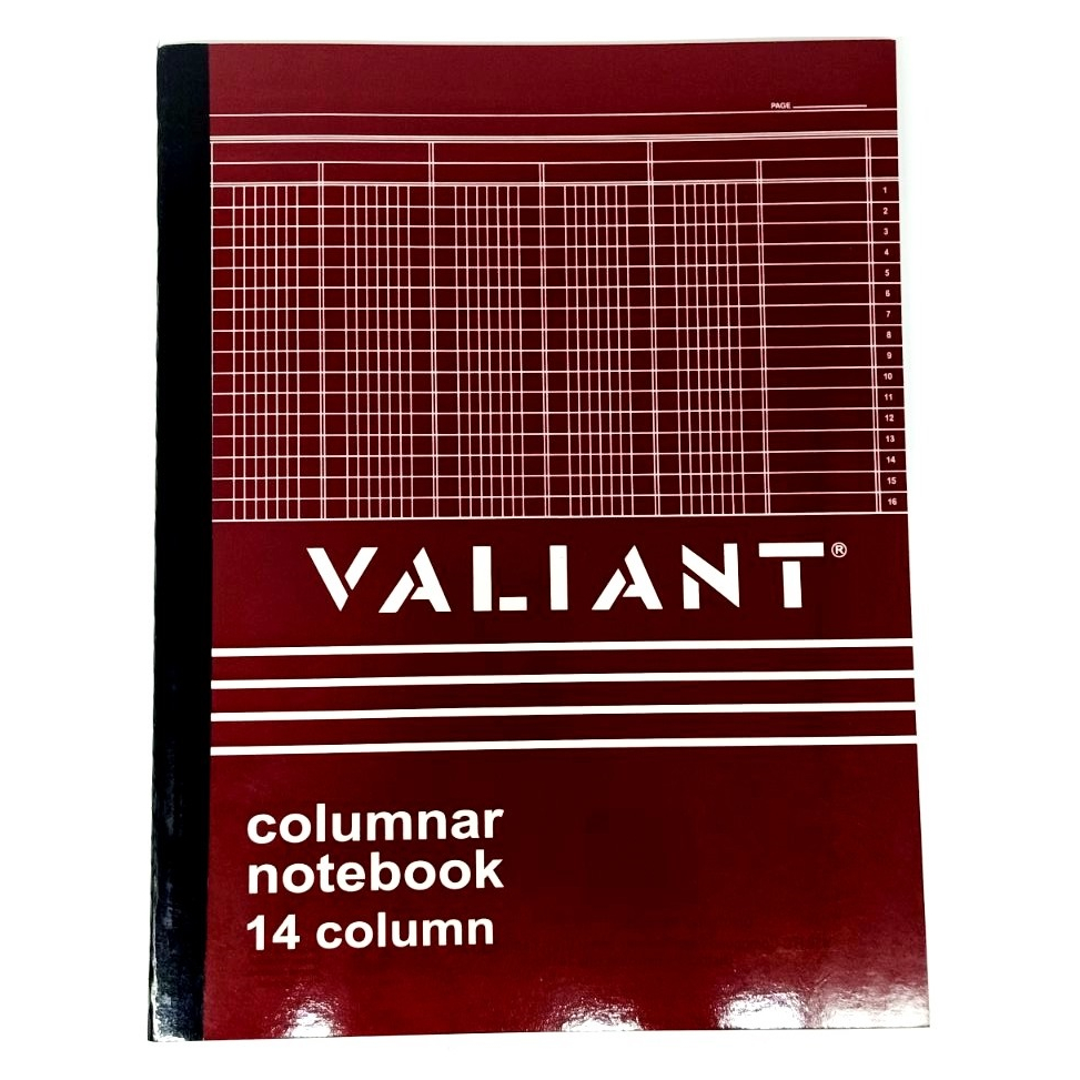Valiant Columnar Notebook Record Book Journal Ledger Cash Notebook ...