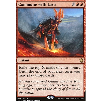 Commune with Lava - Dragons of Tarkir (DTK) | Shopee Philippines