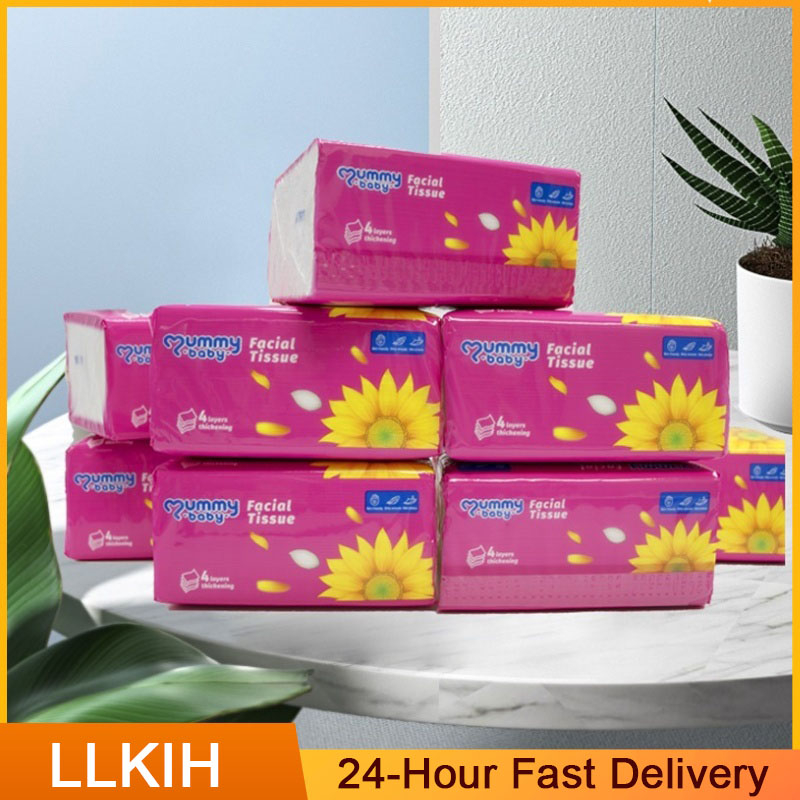 【8 Packaging】Facial Tissue Exquisite decorative pattern Interfolded ...