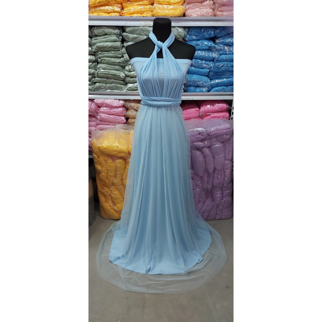 WE SHIP ASAP! INFINITY DRESS PLUS SIZE WITH TULLE or LACE XL TO 2XL ...