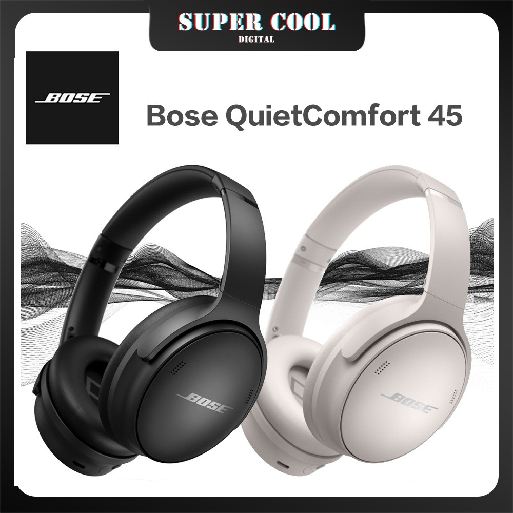 Bose QuietComfort 45 ( QC45 ) Bluetooth Wireless On-Ear Headphones ...
