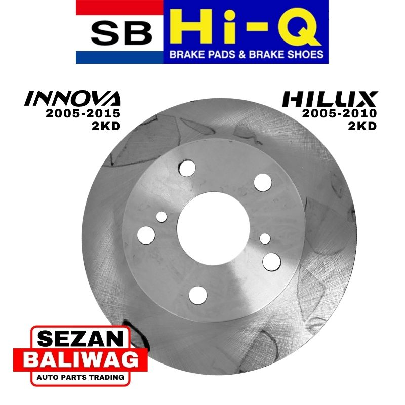 HI-Q FRONT BRAKE DISC ROTOR TOYOTA INNOVA HILUX VIGO 2005-2016 SD4007 ...