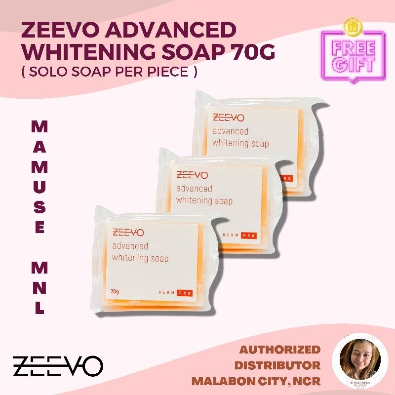 Zeevo Advanced Whitening Soap 70g (SOLO bar) | Shopee Philippines