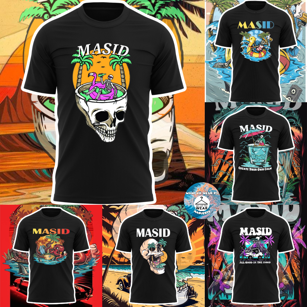 MASID PRINTS (BLACK QUIANA T-SHIRTS) - UNISEX - GOOD QUALITY | Shopee ...