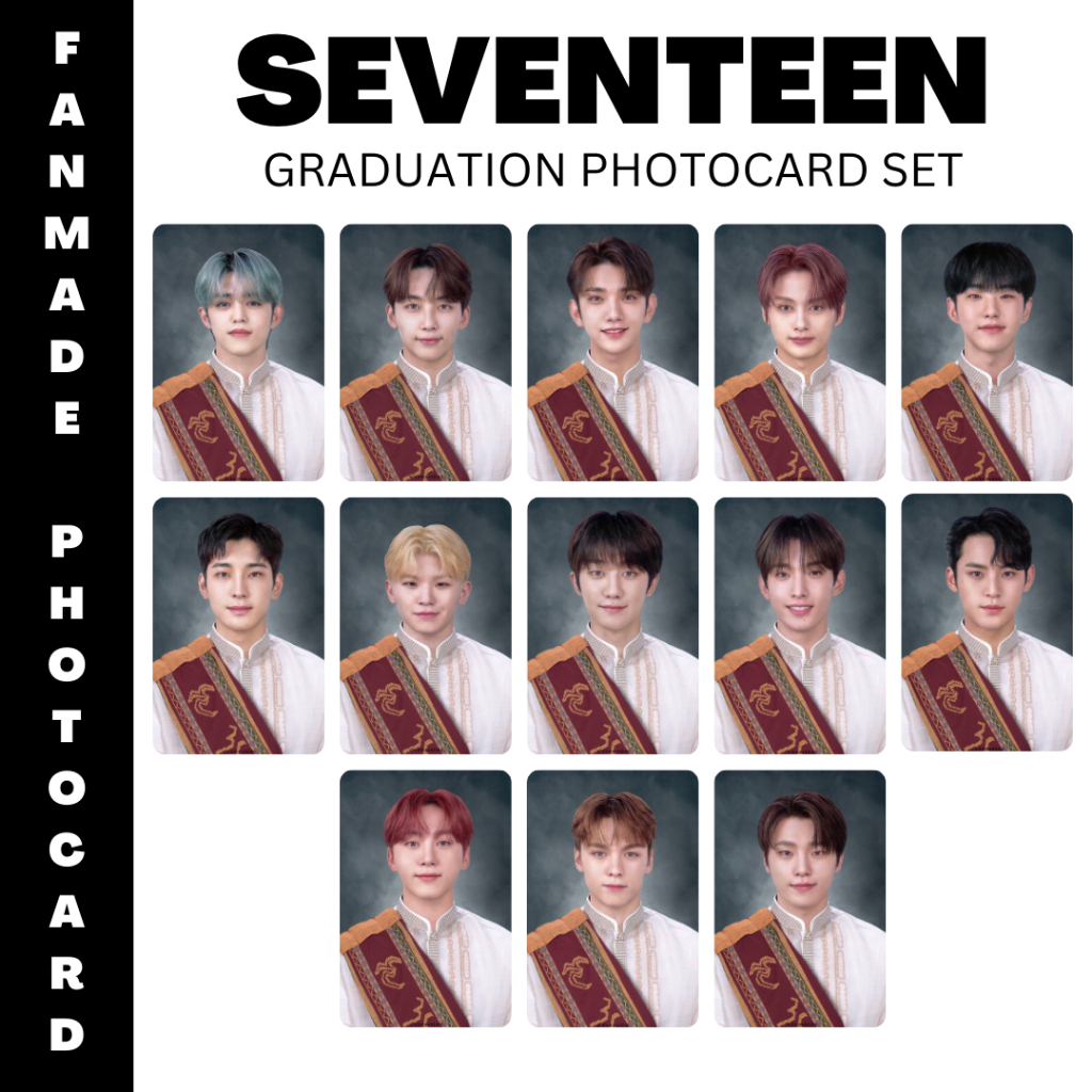 SEVENTEEN GRADUATION PHOTOCARD SET | Shopee Philippines
