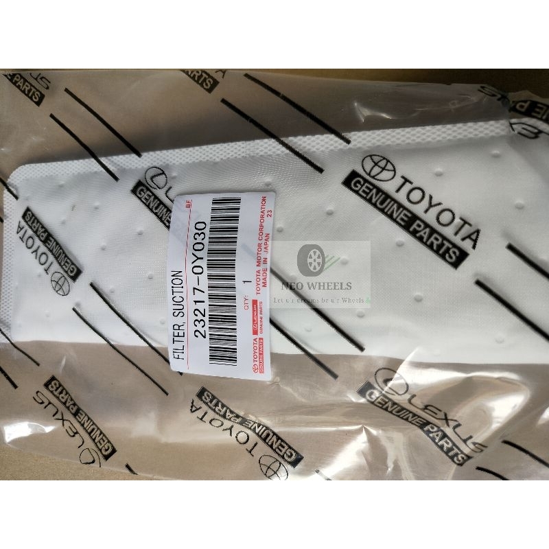Fuel pump filter Toyota Vios/Yaris 2014-up Long 23217-0Y030 | Shopee ...