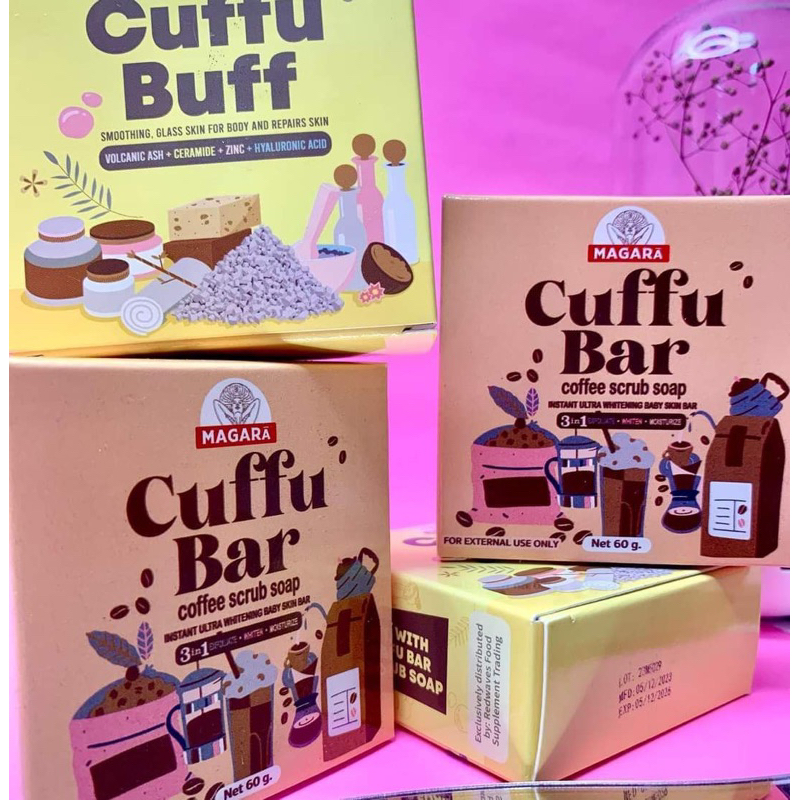 CUFFU BAR / CUFFU BUFF SOAP BY MARGARA SKIN | Shopee Philippines