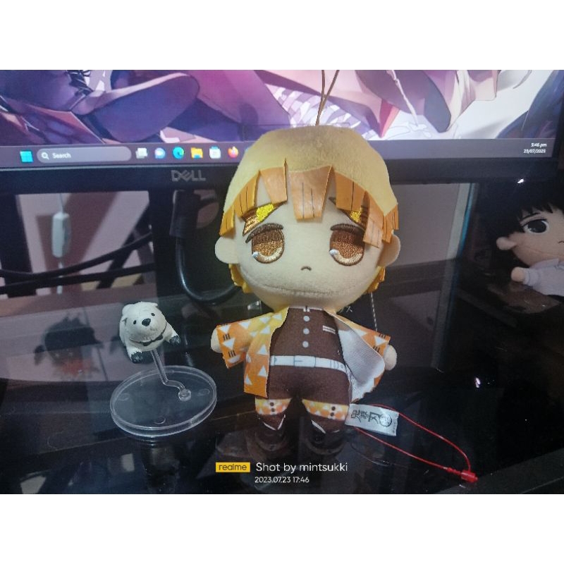 Demon Slayer Kimetsu no Yaiba Zenitsu Agatsuma Plushie (Small) | Shopee ...