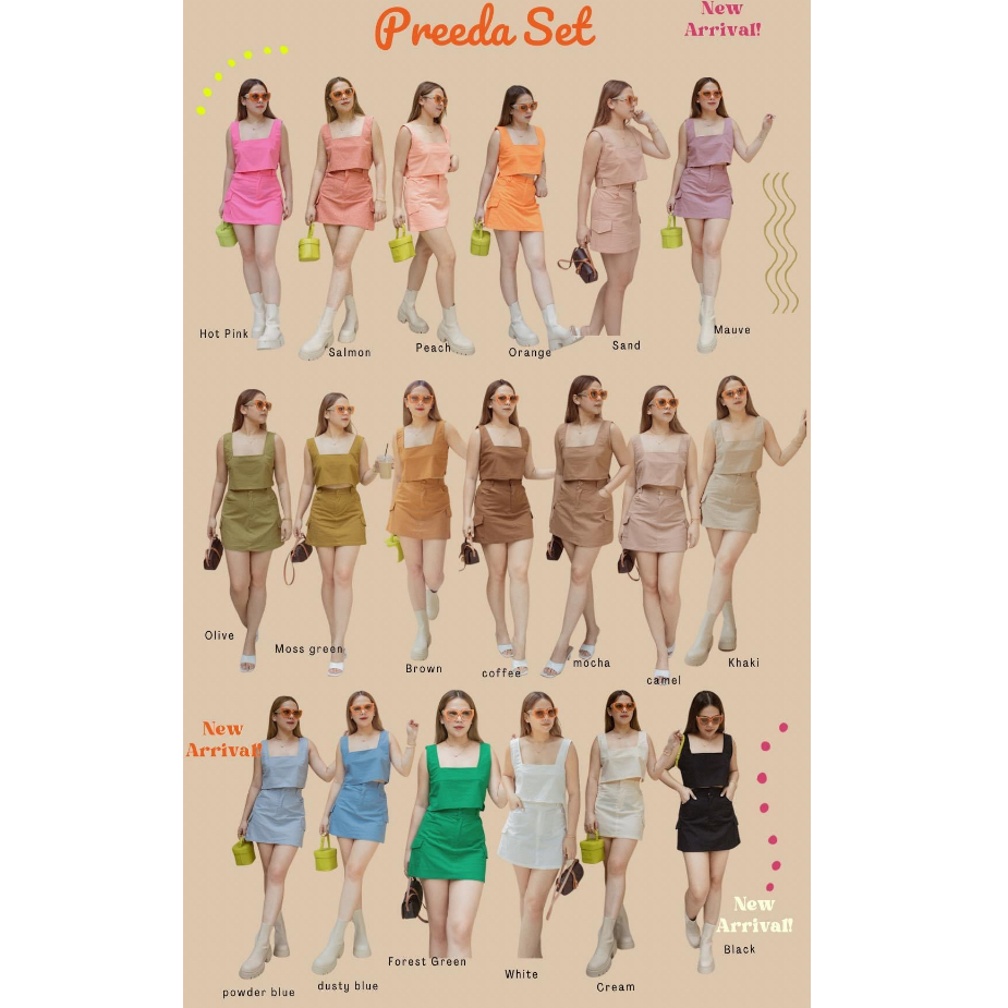 Preeda Coordinate by Amariclothing | Shopee Philippines