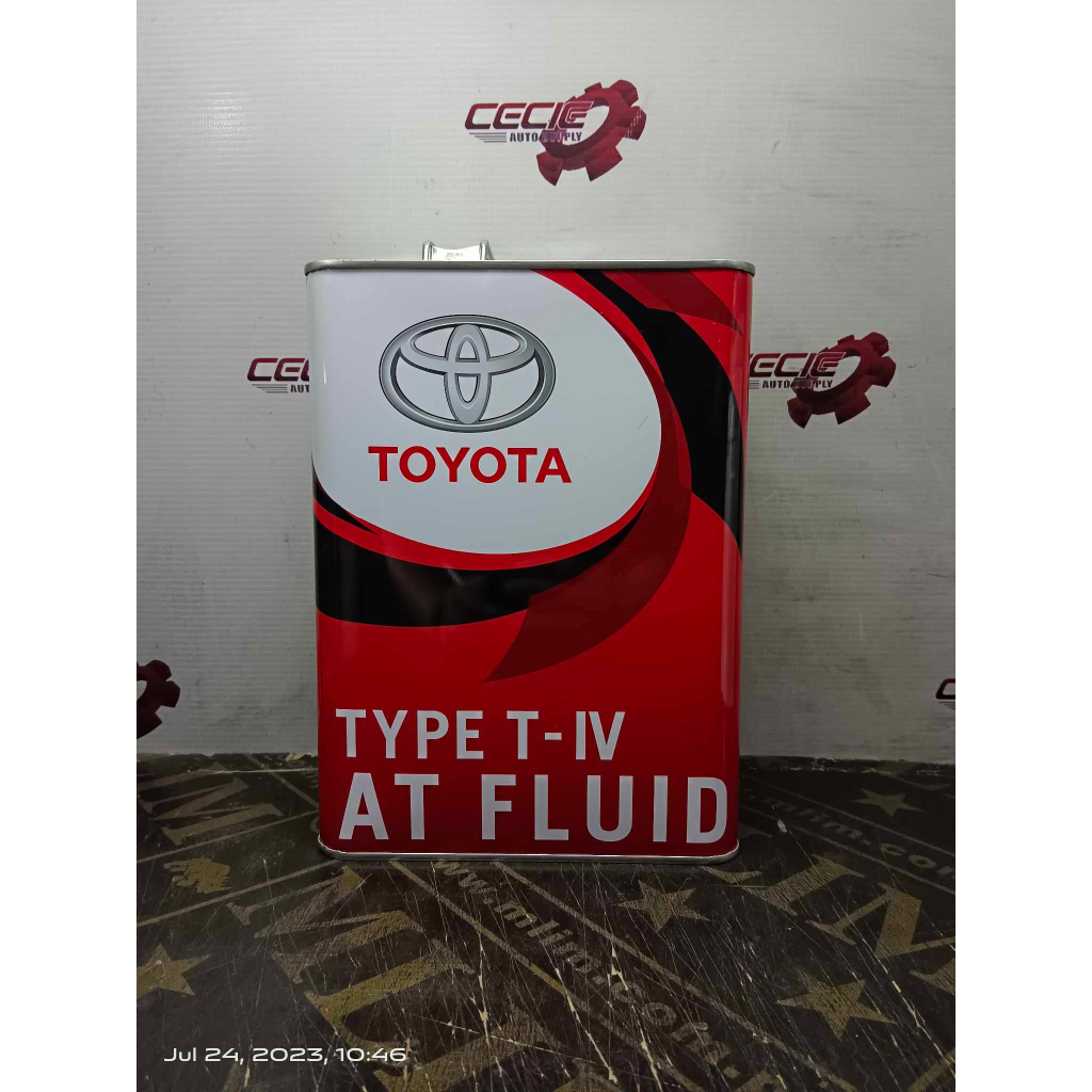 Toyota Genuine ATF Type T-IV 4 Liters 1 Gallon | Shopee Philippines