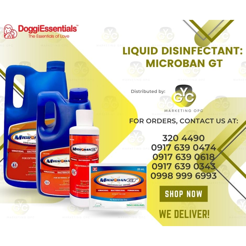 Microban GT Disinfectant | Shopee Philippines