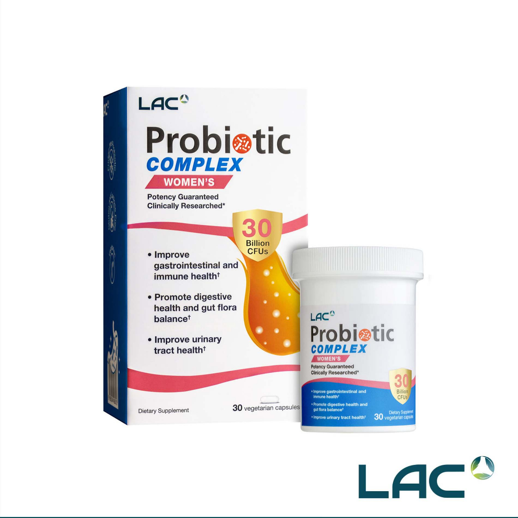 LAC Woms Probiotic Complex 30Bil 30 VCAP (Consume within November 2025 ...