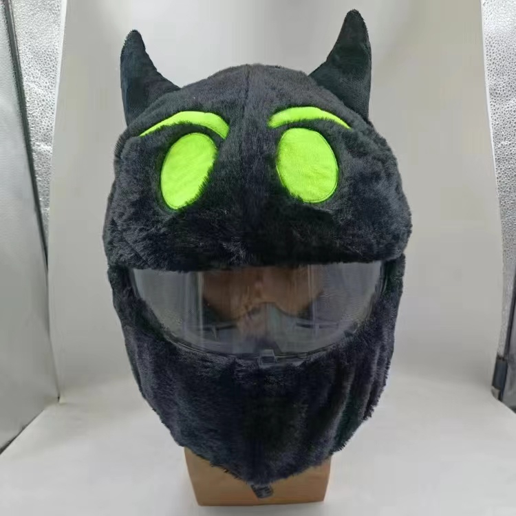 Motorcycle Helmet Panda Animal Cover Motorbike Funny Heeds Crazy Case ...