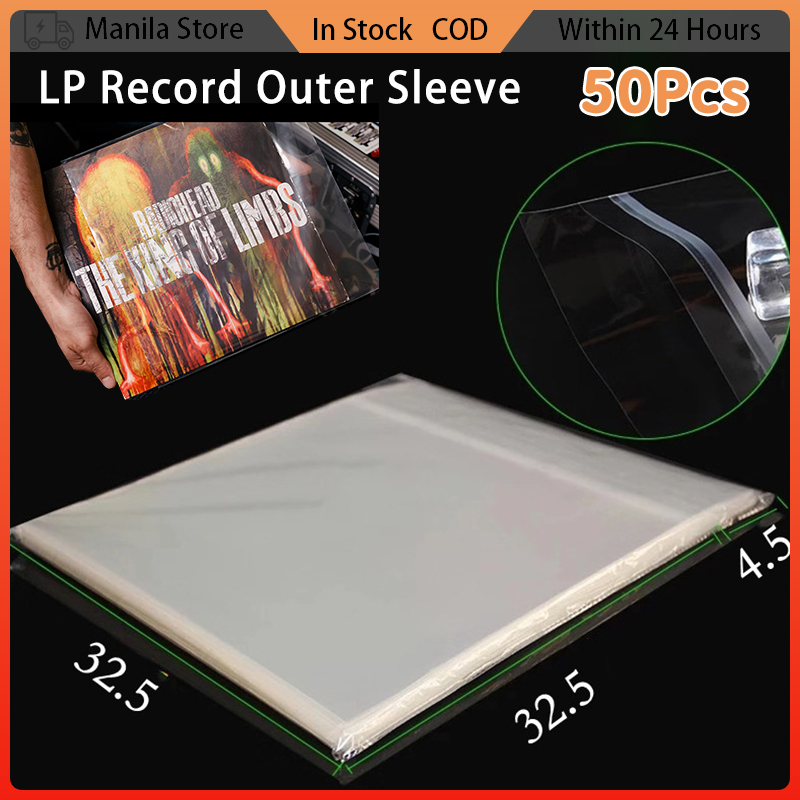 Self Adhesive Vinyl Record Outer Sleeves LP Plastic Outer Protective ...