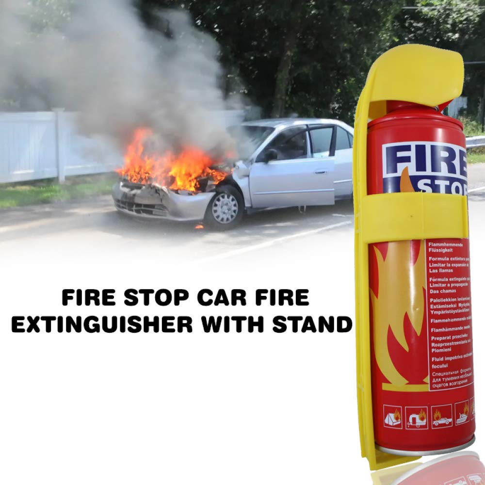 FS 500ml Portable Car Fire Extinguisher Spray Auto Fire Stop Mini Fire ...