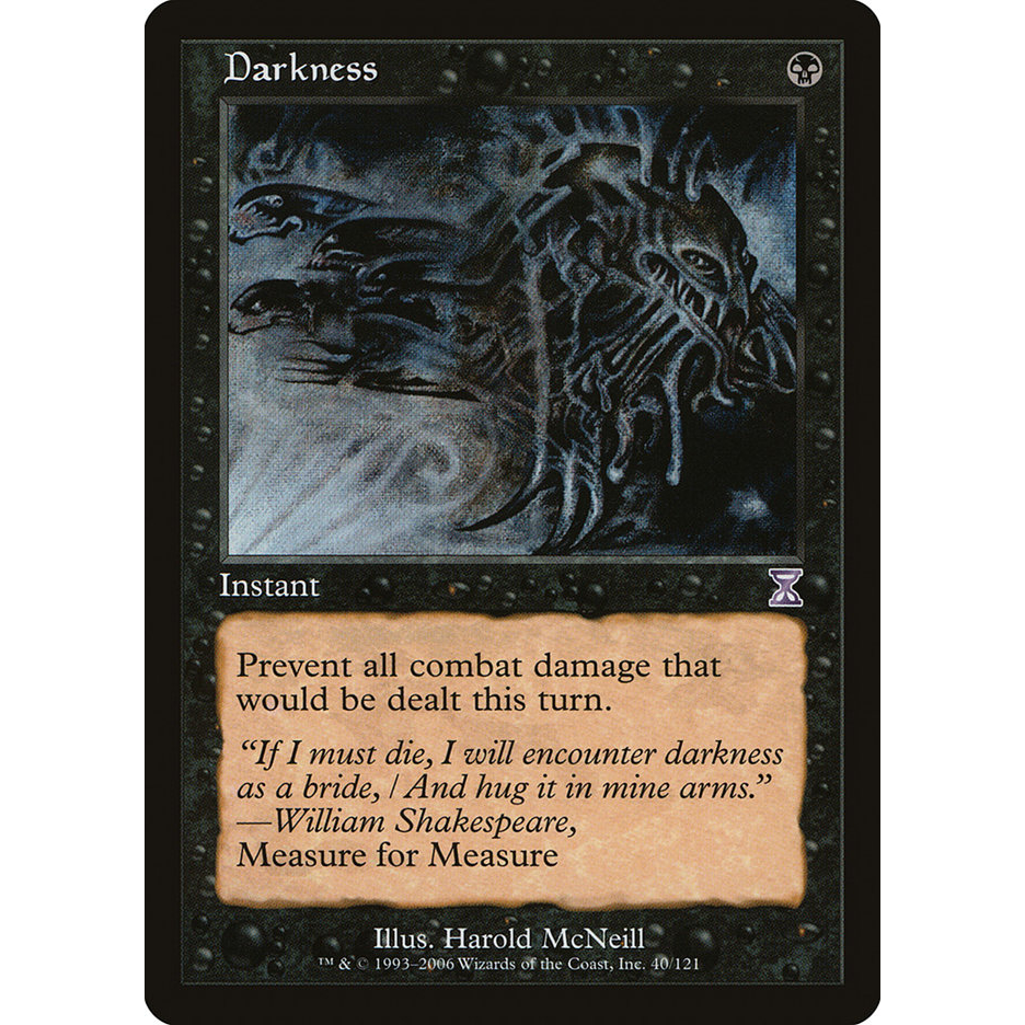 Darkness - Timeshifted (TSB) card | Shopee Philippines