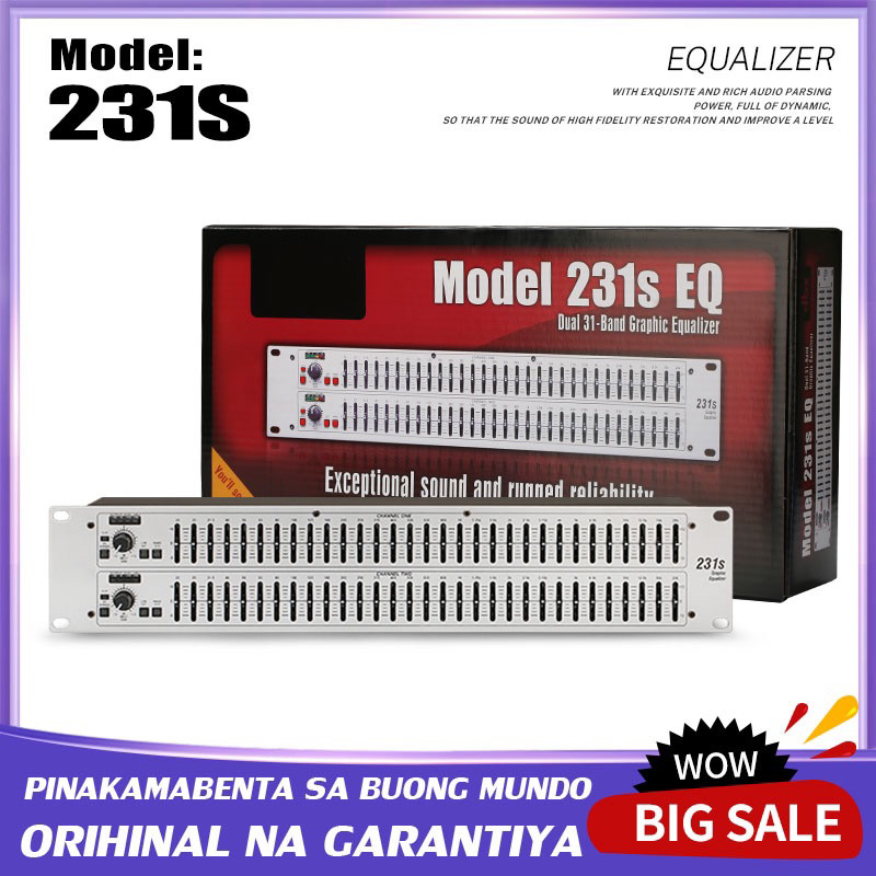 EQUALIZER MODEL 231S EQ DUAL 31-band GRAPHIC Equalizer | Shopee Philippines