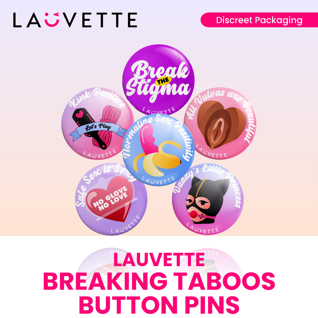 Breaking Taboos Button Pins By Lauvette | Shopee Philippines