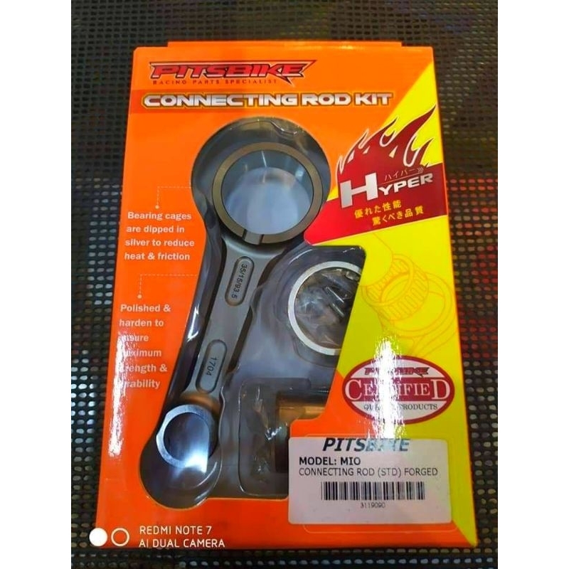 PITSBIKE MIO SPORTY FORGED CONROD CONNECTING ROD KIT Soulty Fino RACING ...