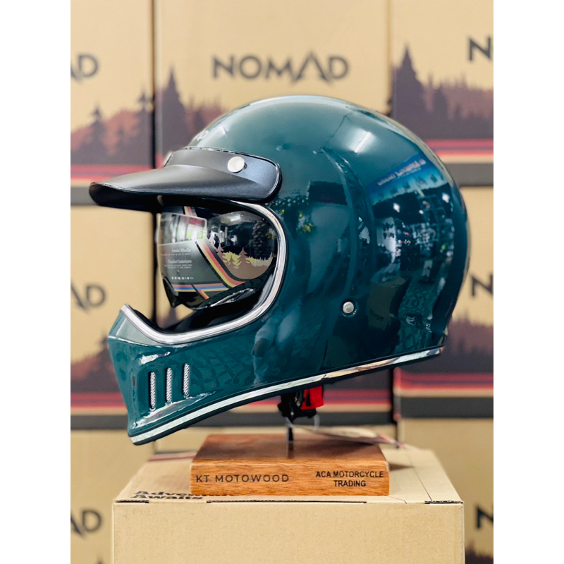 NOMAD SPITFIRE Full-Face Helmet w/ Free Clear Visor | Shopee Philippines