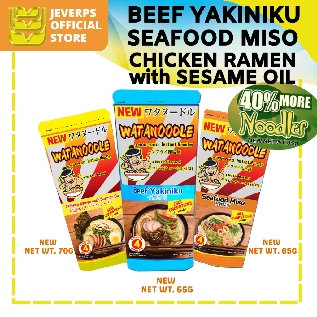 3x Assorted Watanoodle | Shopee Philippines