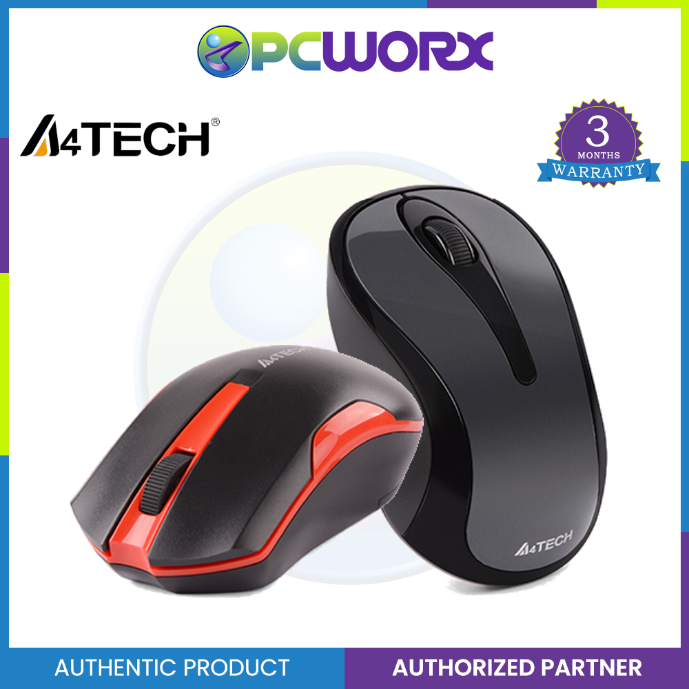 A4Tech G3-200N / G3-280N 1200 Dpi Power Saving 2.4G Hz Nano USB Receiver Optical Wireless Mouse ...