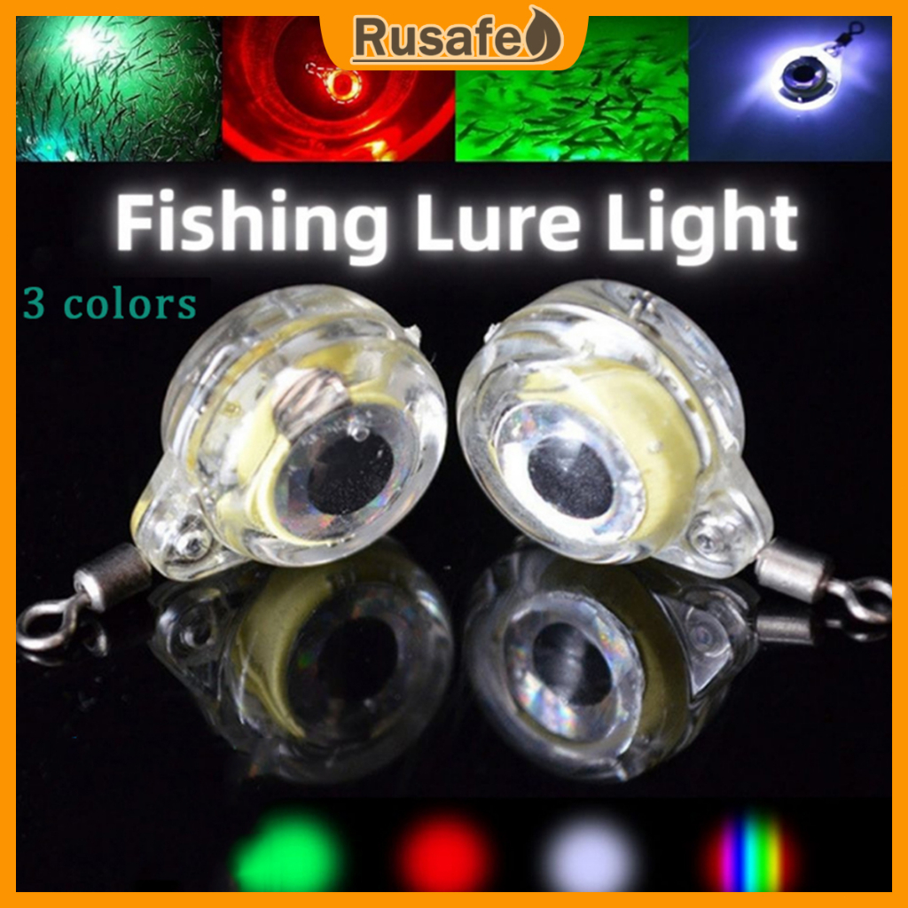 Fish eye trap lamp LED underwater fish trap road ya bait lamp button ...