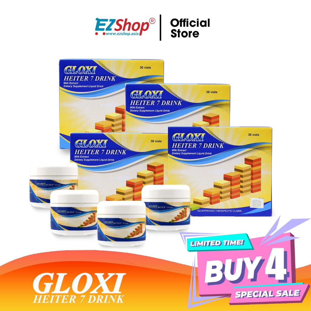 Gloxi Heiter 7 Drink for Height Enhancer & Bone Support Bundle Promo ...
