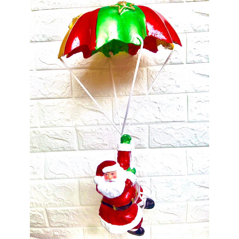 Santa Claus on his cute parachute christmas display | Shopee Philippines
