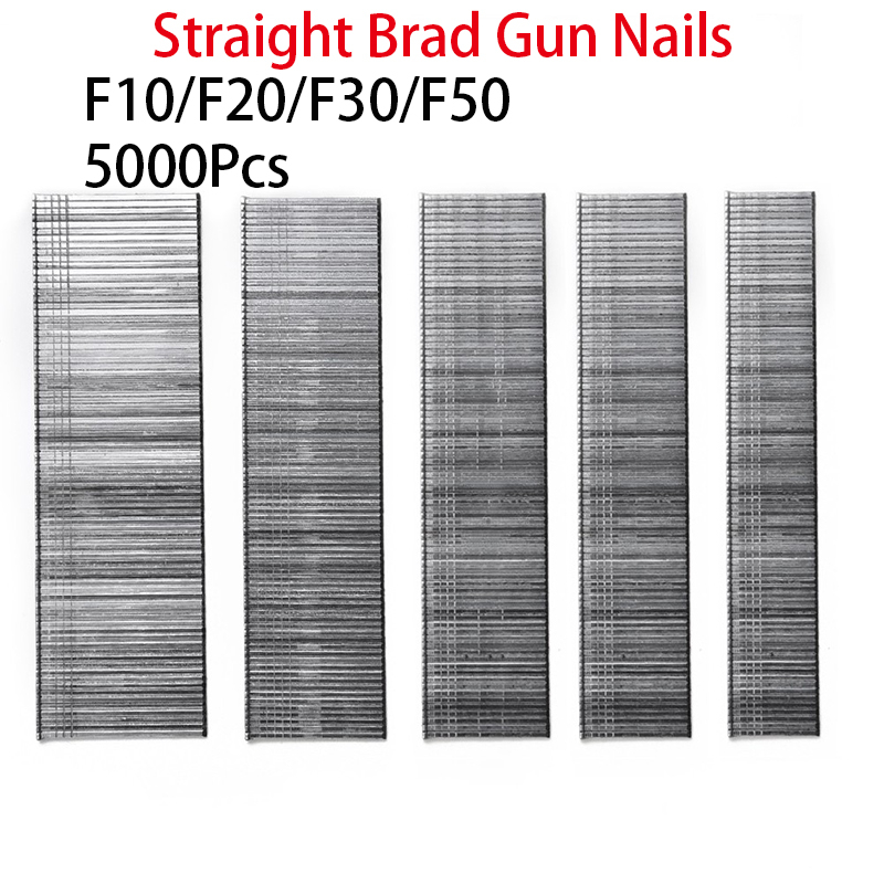 5000pcs Straight Brad Gun Nails For Electric Nail Gun Stapler Nailer ...