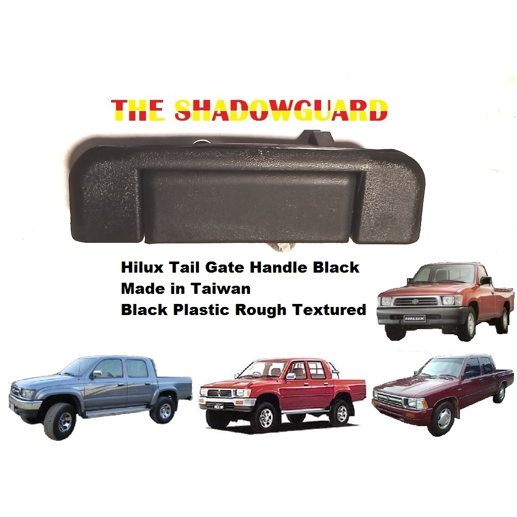 Hilux Pickup Tail Gate Handle Black LN85 LN106 LN107 LN145 LN147 LN165 ...