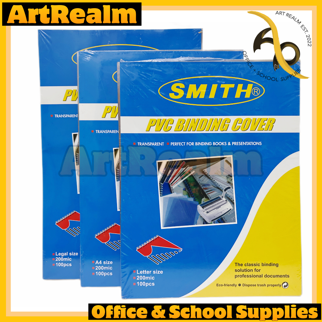 Smith PVC Binding Cover [200 microns] | Shopee Philippines
