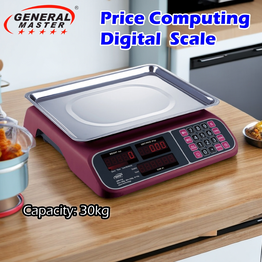 General Master 30kg Price Computing Scale Digital Scale (Timbangan ...