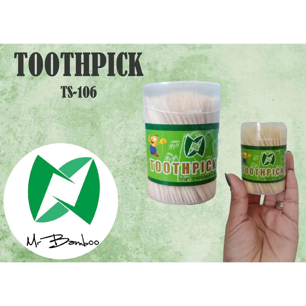 SJK Bamboo Toothpick With Case 1pc | Shopee Philippines