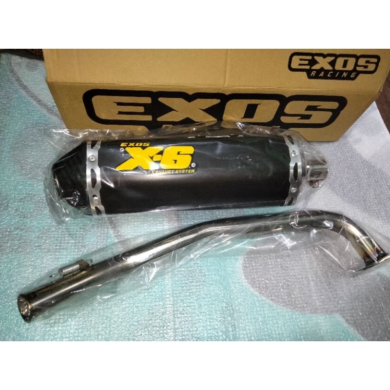 EXOS X6 PIPE for Click v3/v2/Nmax v2/M3/gear125/Gravis/soul gt125/aerox ...