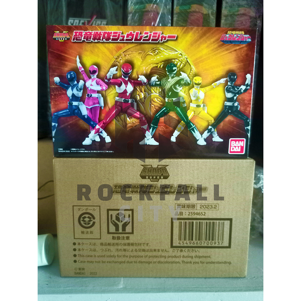 BANDAI - SHODO SUPER - Kyoryu Sentai Zyuranger (Mighty Morphin Power ...