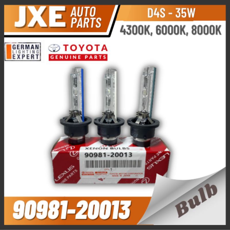 2PCS D4S 35W Xenon Headlight HID Bulb for Toyota Lexus (90981-20013 ...