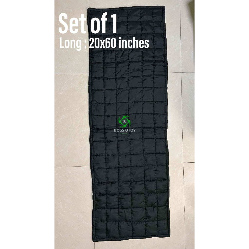 PLAIN long matting / single / set of 3 / sapin sa upuan / floor mat ...