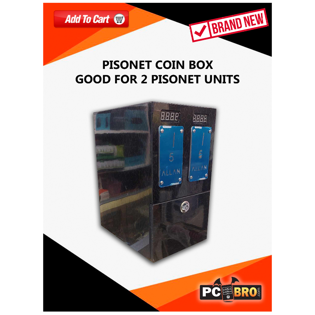 Pisonet Coinbox Piso Lima Good for 2 Units traditional and Software ...