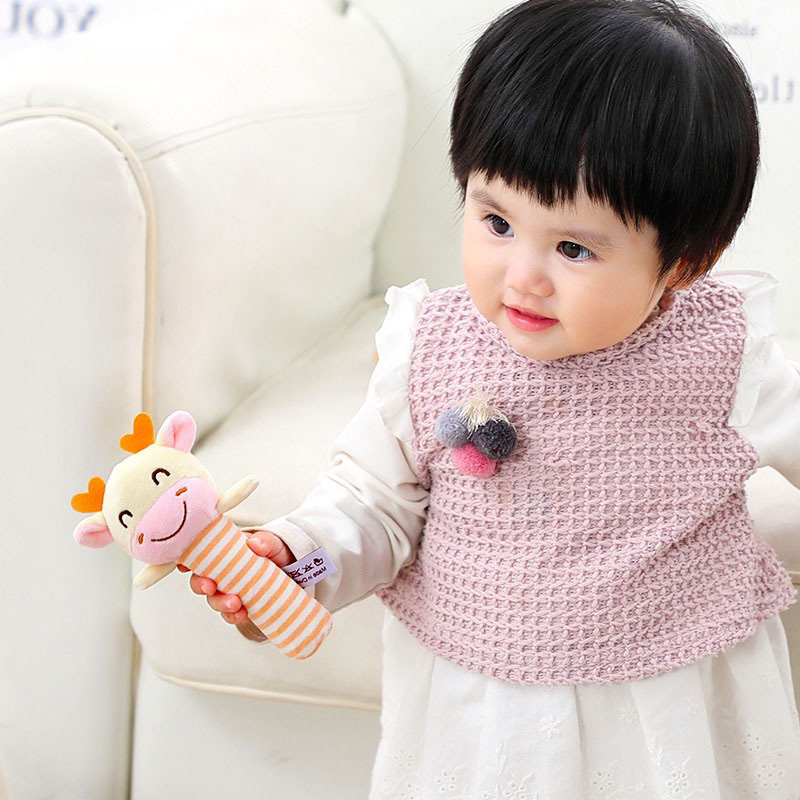 educratePH Children Soft Rattle with Squeaker hand grip crinkle sound ...