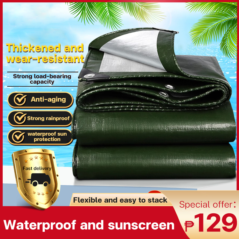 Trapal waterproof makapal Canopy heavy duty outdoor portable tarpaulin ...