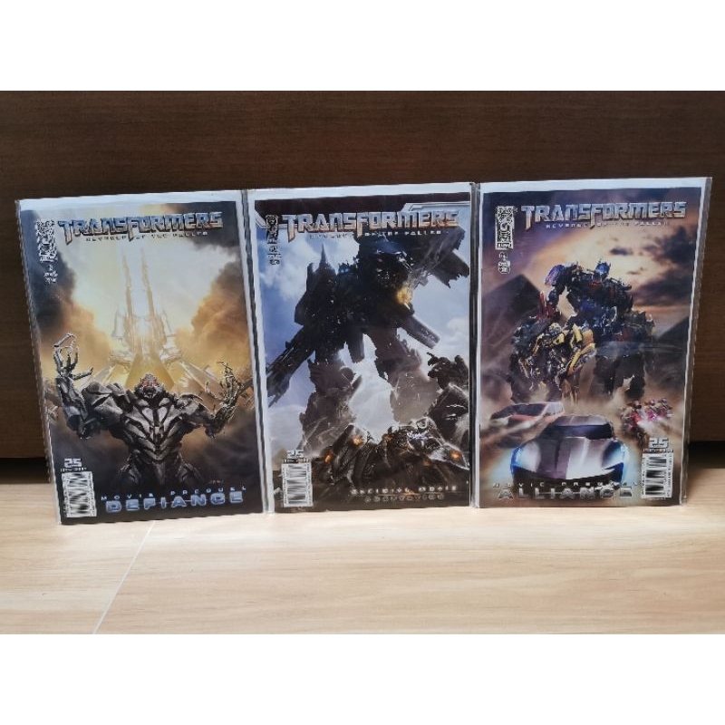 Transformers: Revenge of the Fallen Prequel Issue 2,3 and 4 Set ...