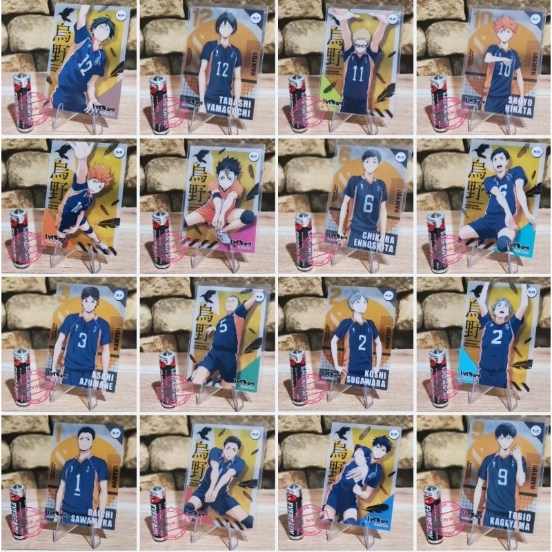 Haikyuu Clear Trading Cards -Karasuno- (Part 1) | Shopee Philippines
